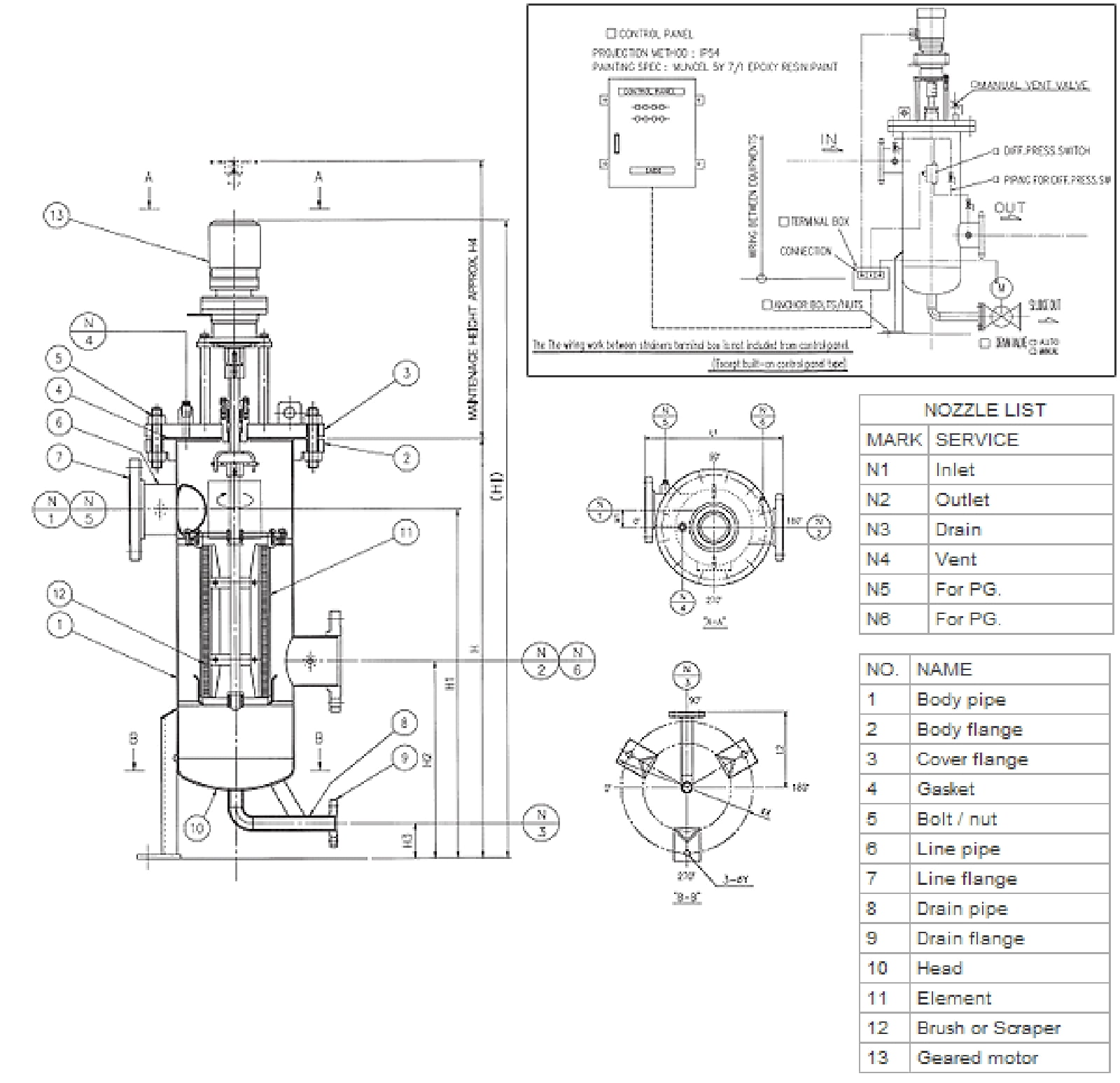 CYCLONE STRAINERS - PRODUCTS｜DAIDO MACHINES